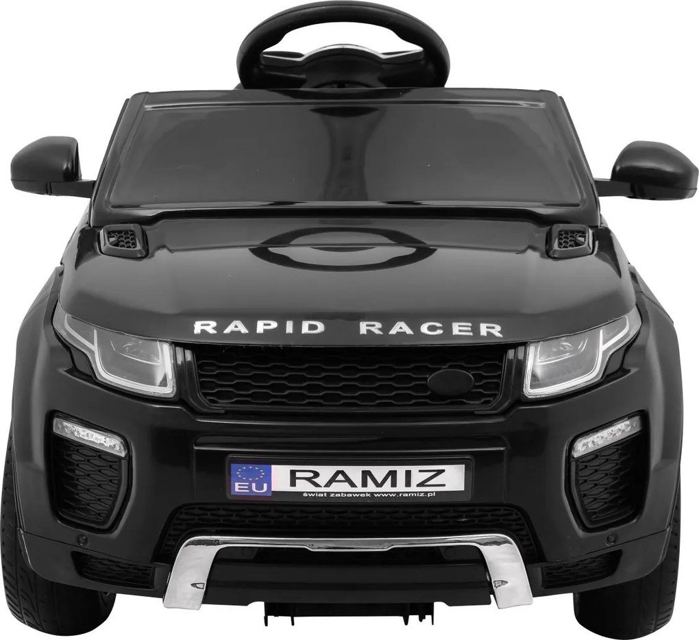 Ramiz Elektrické autíčko Rapid Racer pro děti, černé SUV + dálkové ovládání