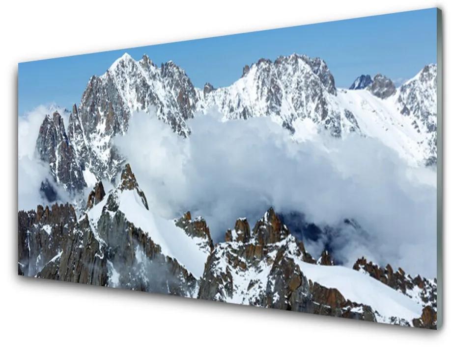 akrylový obraz Hory krajina 100x50 cm