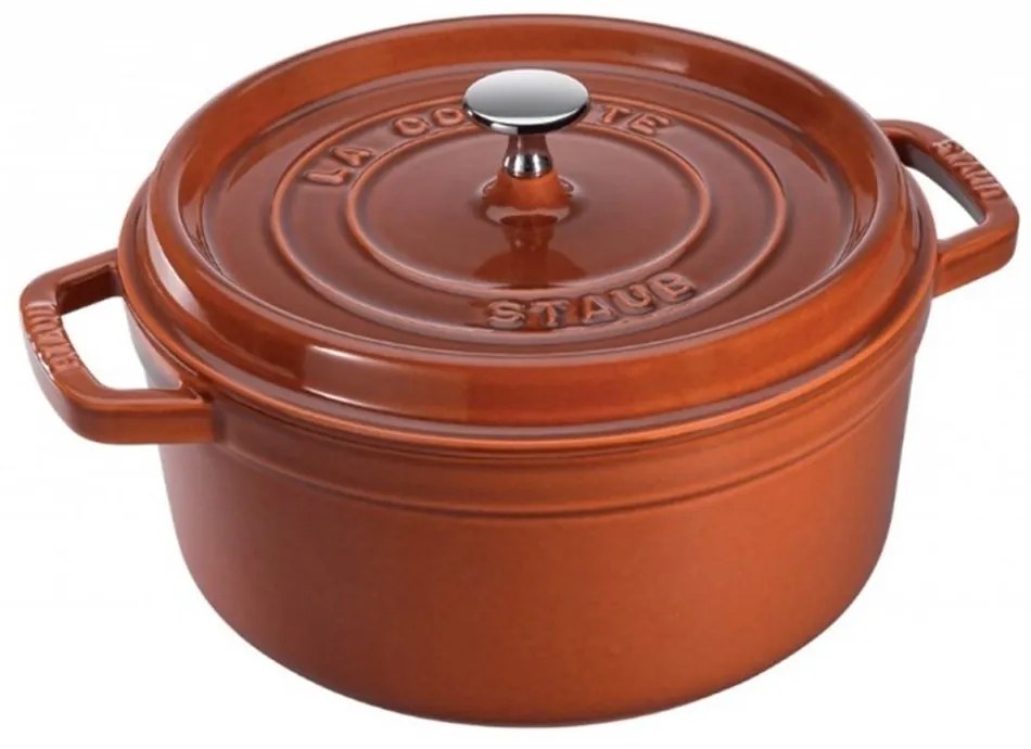 Hrnec STAUB  kulatý 26cm skořicový 5,2l