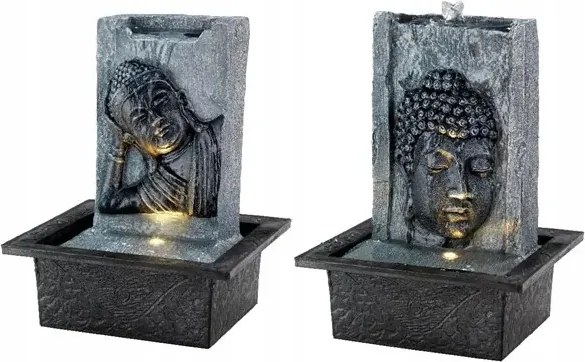 Fontána LEDová domácí buddha, malá pokojová stěna