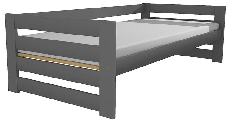 Vomaks Dětská postel M 002 NEW* 70 x 160 cm surové dřevo