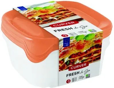 Curver Set dóz 3x 0.8l mix barev