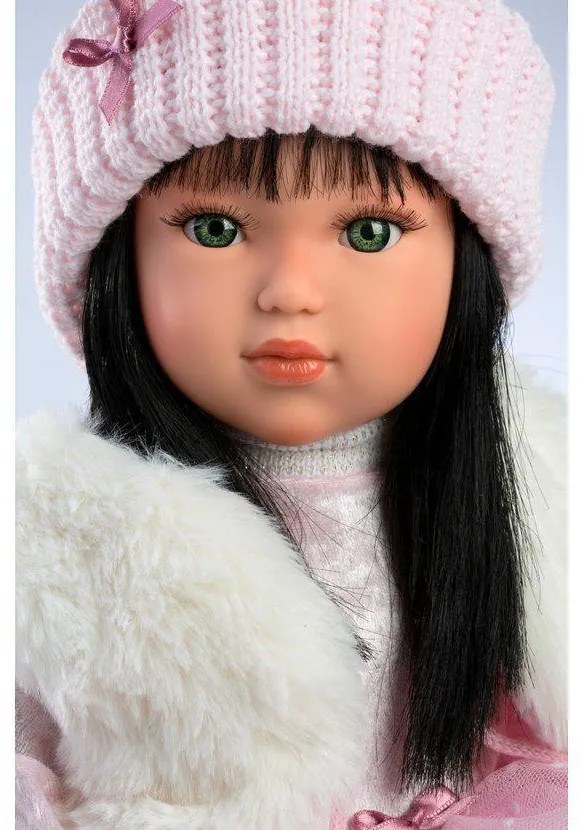 Llorens GRETA 54043 - realistická panenka s látkovým tělem - 40 cm