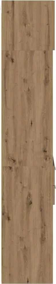 Vysoký bufet Artisanový dub 50 x 42,5 x 225 cm Kompozitní dřevo 3402816
