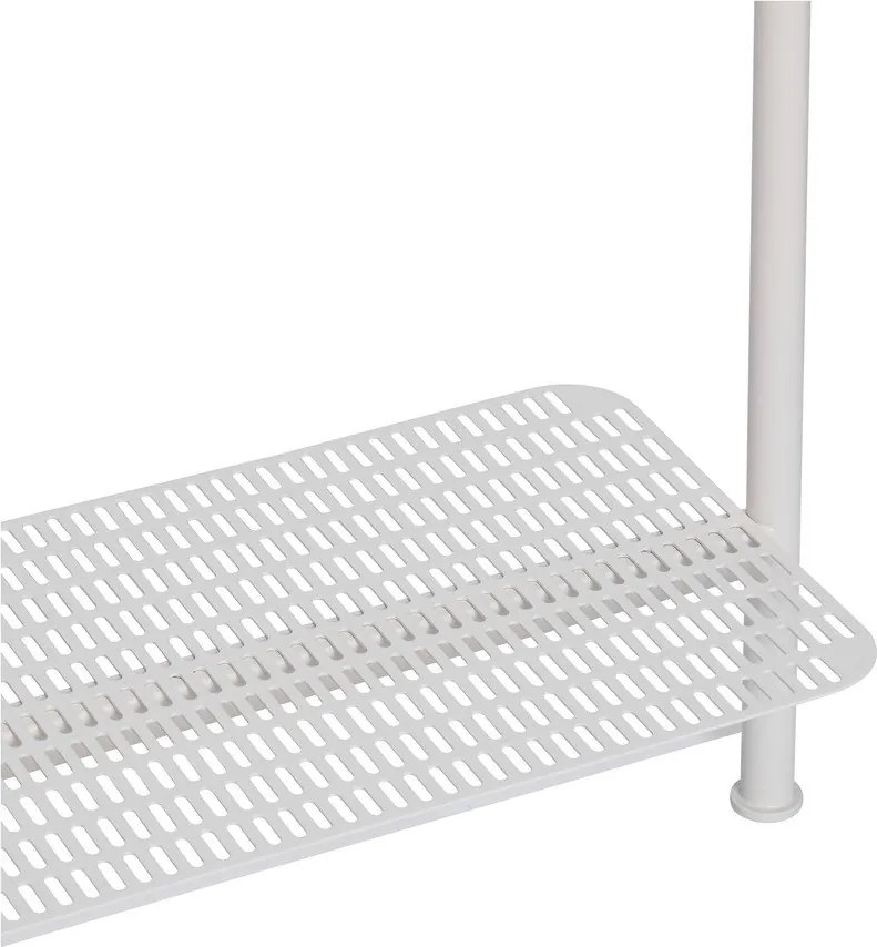 Světle šedý kovový nástěnný stojan na oblečení 52x180x27 cm Nobly – Hübsch