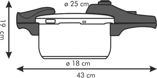 TESCOMA Tlakový hrnec BIO EXCLUSIVE+ 4,0 l