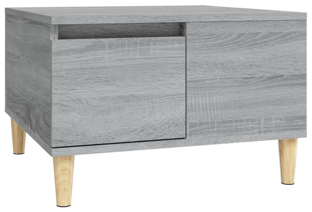 Konferenční stolek šedý sonoma 55x55x36,5 cm kompozitní dřevo - Default Title
