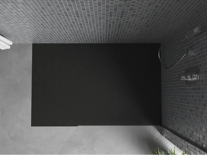 Mexen Otto, SMC obdélníková sprchová vanička 130 x 80 cm, černá, 4N708013