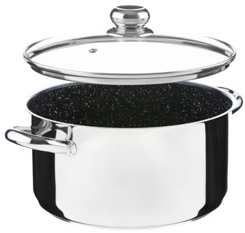 KOLIMAX - české nerezové nádobí Hrnec s poklicí KOLIMAX CERAMMAX PRO STANDARD - granit černý, 26 cm, 6,5 l