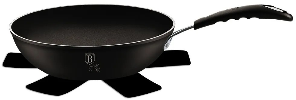 BERLINGERHAUS Pánev WOK s titanovým povrchem 28 cm Black Professional Line BH-6126