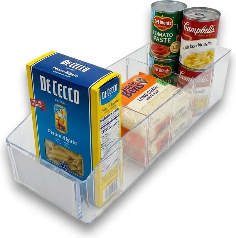 usporadejto.cz Úložný box, ideální do spíže, s etiketou + 2 přepážky, BITO, 40x13cm