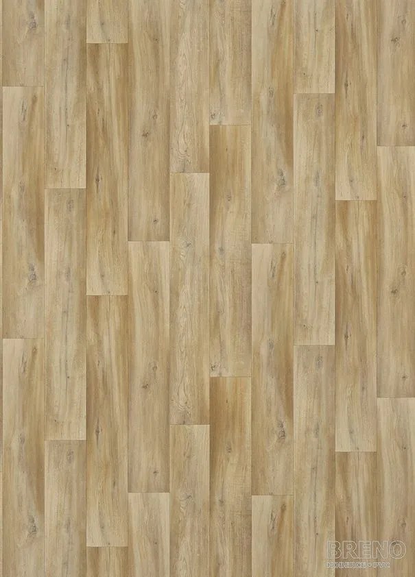 Breno PVC AMBIENT Silk Oak 338M - světlé dřevo, šíře 300 cm