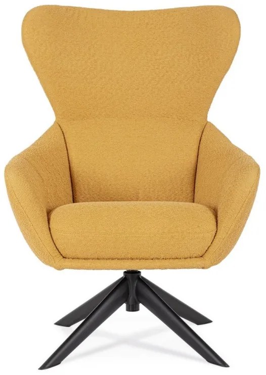 BIZZOTTO Otočné křeslo HAILEY žluté 0733498