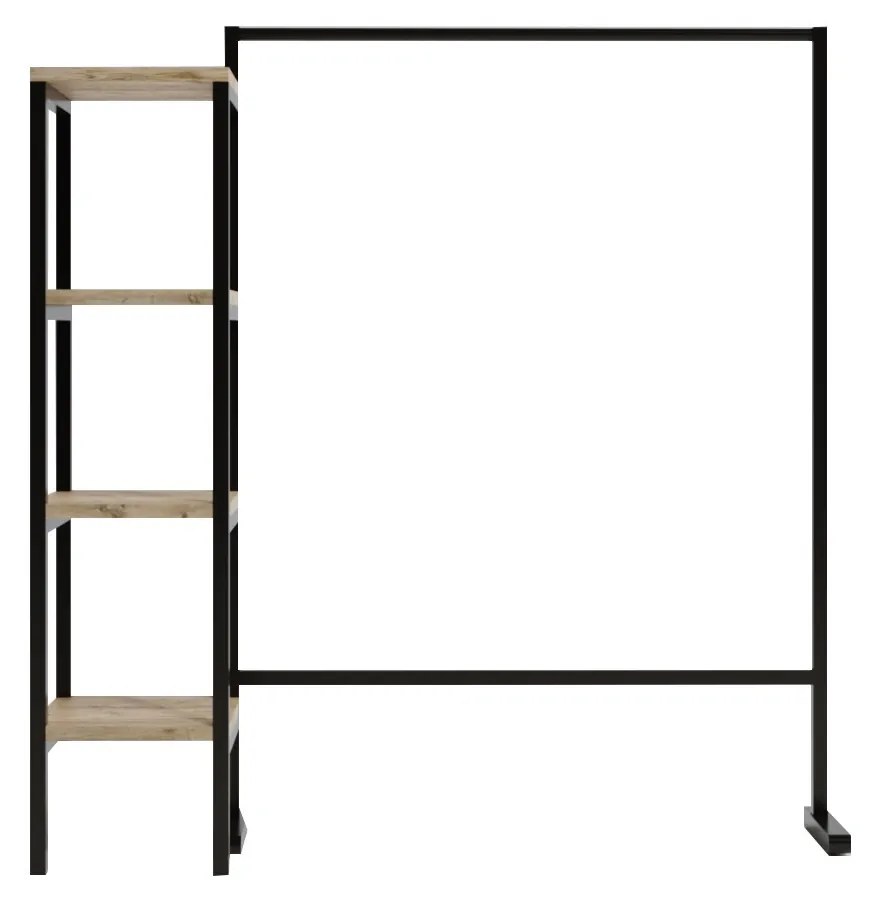 Kalune design Otevřená šatní skříň ISTINYE 170x160 cm