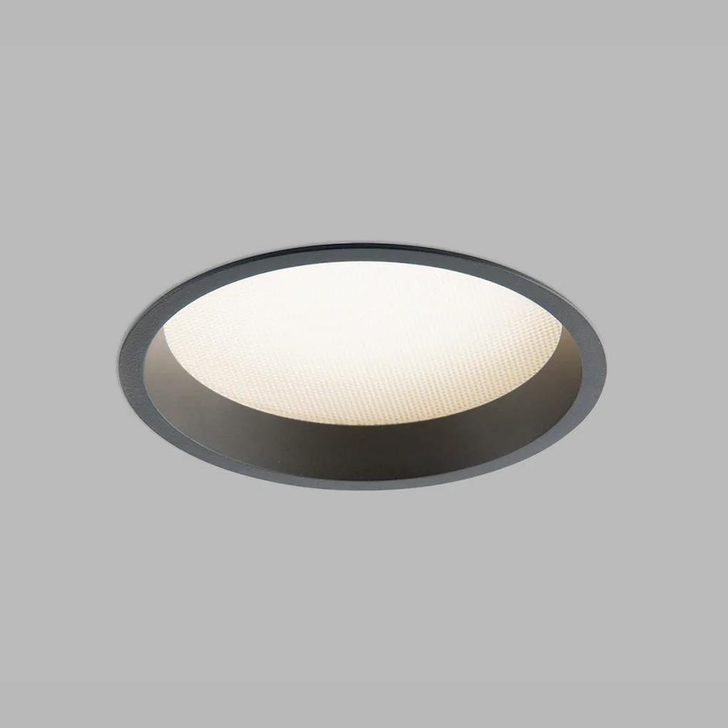 Vestavné kruhové svítidlo Zeta Barva: Černá, Průměr: 210 mm, Teplota chromatičnosti / Stmívání: 3000 Kelvinů / Stmívatelné Casambi