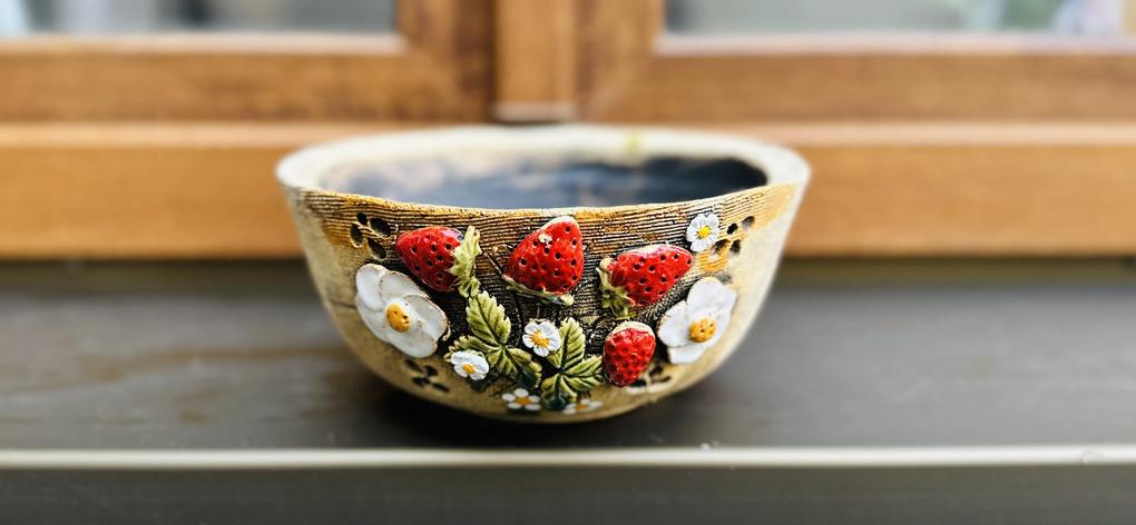 Keramika Javorník Mísa - jahody