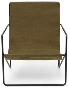 Desert Lounge Chair olive black Ferm Living