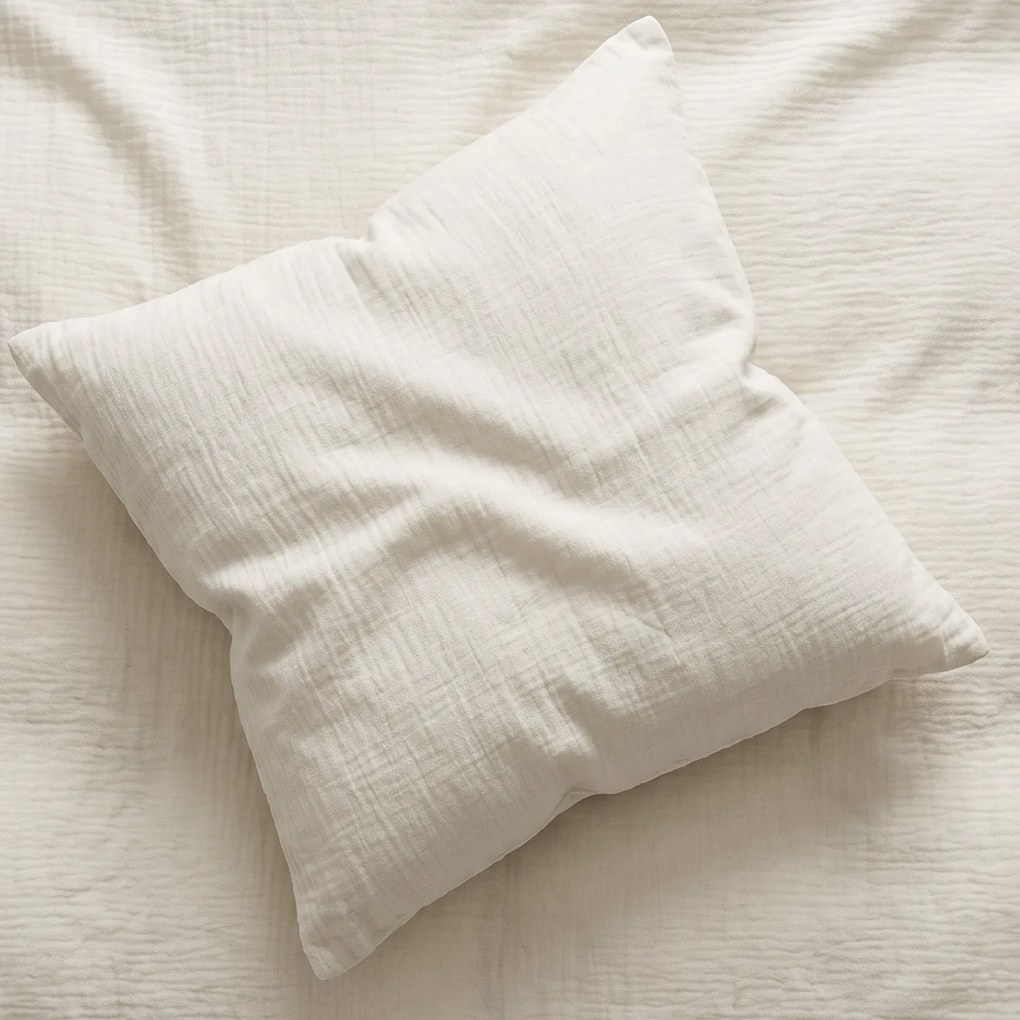 Mušelínový povlak na polštářek Linen Velikost: atypický 50 x 70