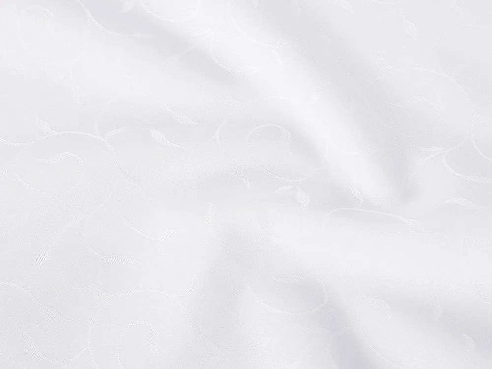 Biante Teflonové prostírání na stůl TF-011 Pnoucí lístky - studená bílá 35x45 cm