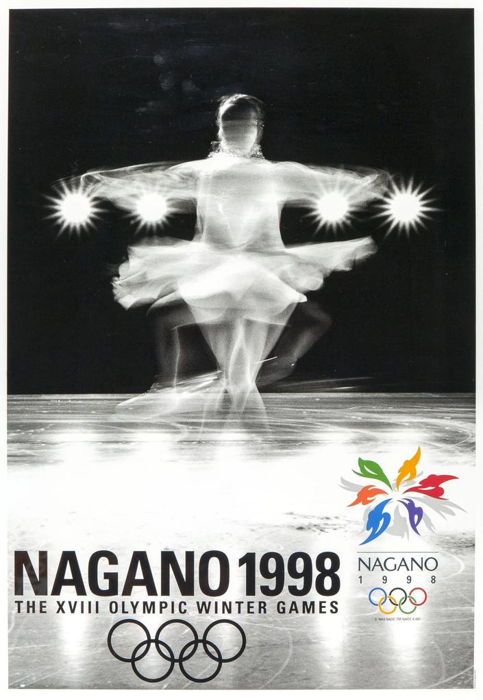 Plechová cedule Nagano 1998 Velikost: A5 (20 x 15 cm)