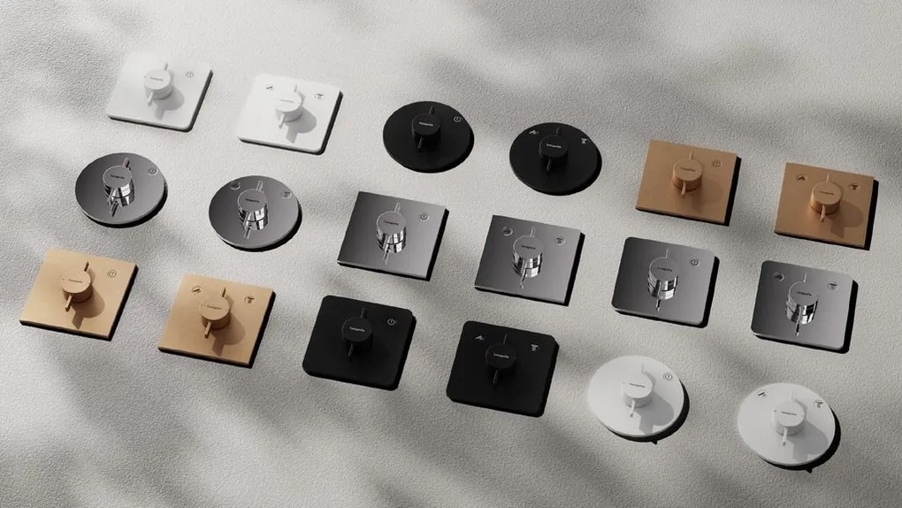 Hansgrohe DuoTurn E, baterie pod omítku pro 2 spotřebiče, chromová, HAN-75417000