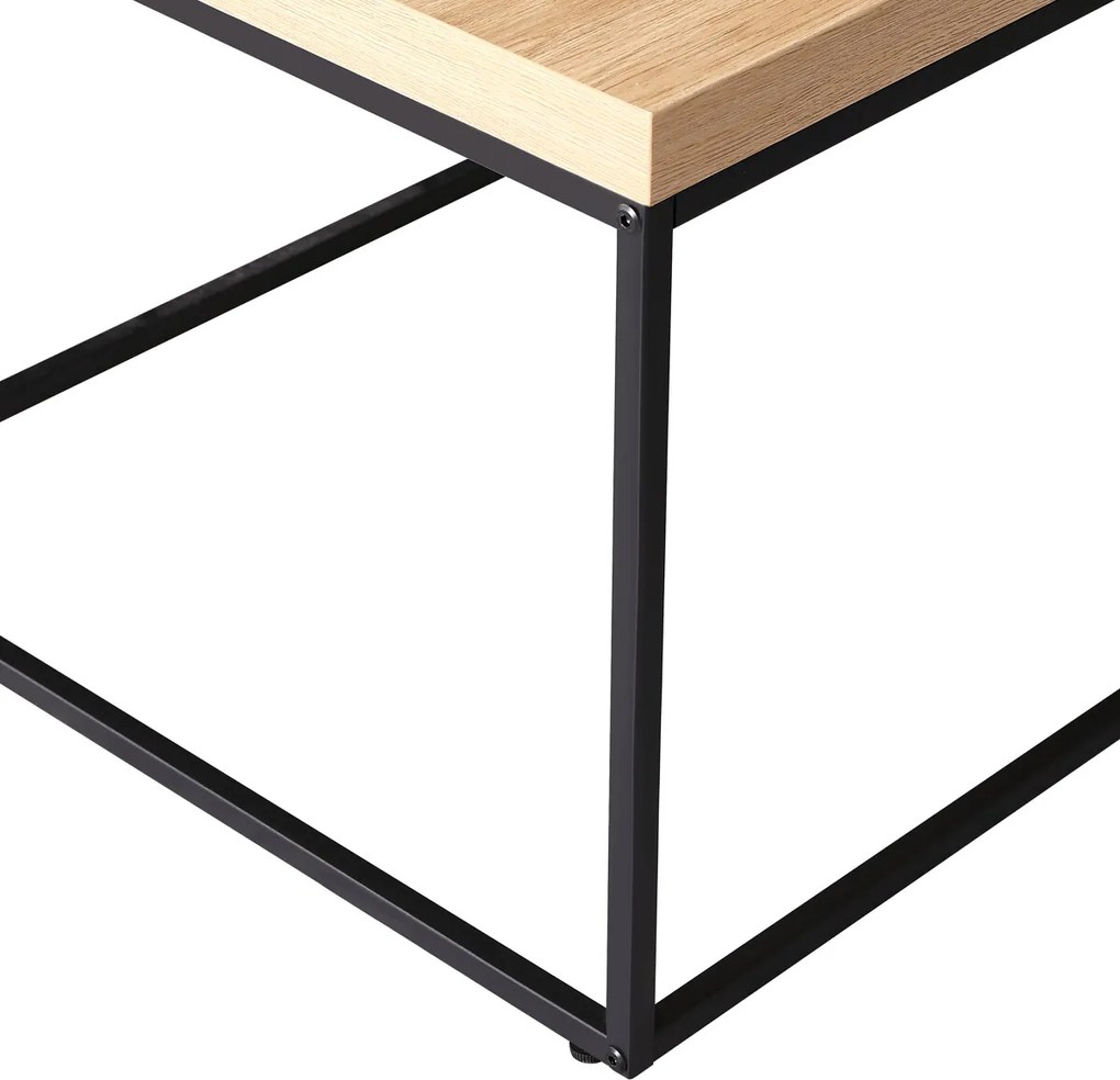 Autronic Konferenční stolek CT-V2004 40x40 cm Odstín: Dub divoký