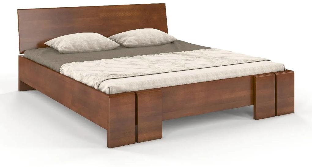 Buková postel Vestre - zvýšená   ,  140x200 cm