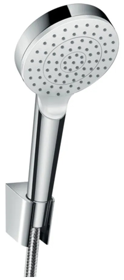 Hansgrohe Crometta, sprchový set 1jet EcoSmart 9 l/min s hadicí 1250 mm, bílá/chromová, HAN-26568400