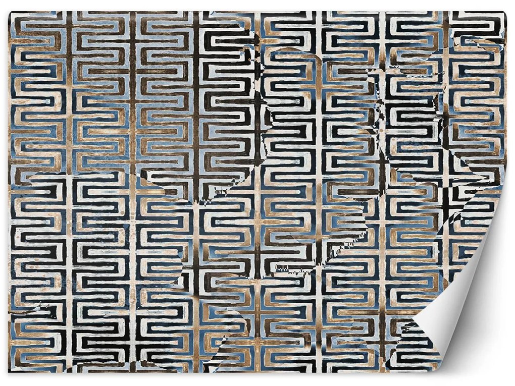 Gario Fototapeta Zlatý geometrický vzor, glamour Materiál: Vliesová, Rozměry: 200 x 140 cm