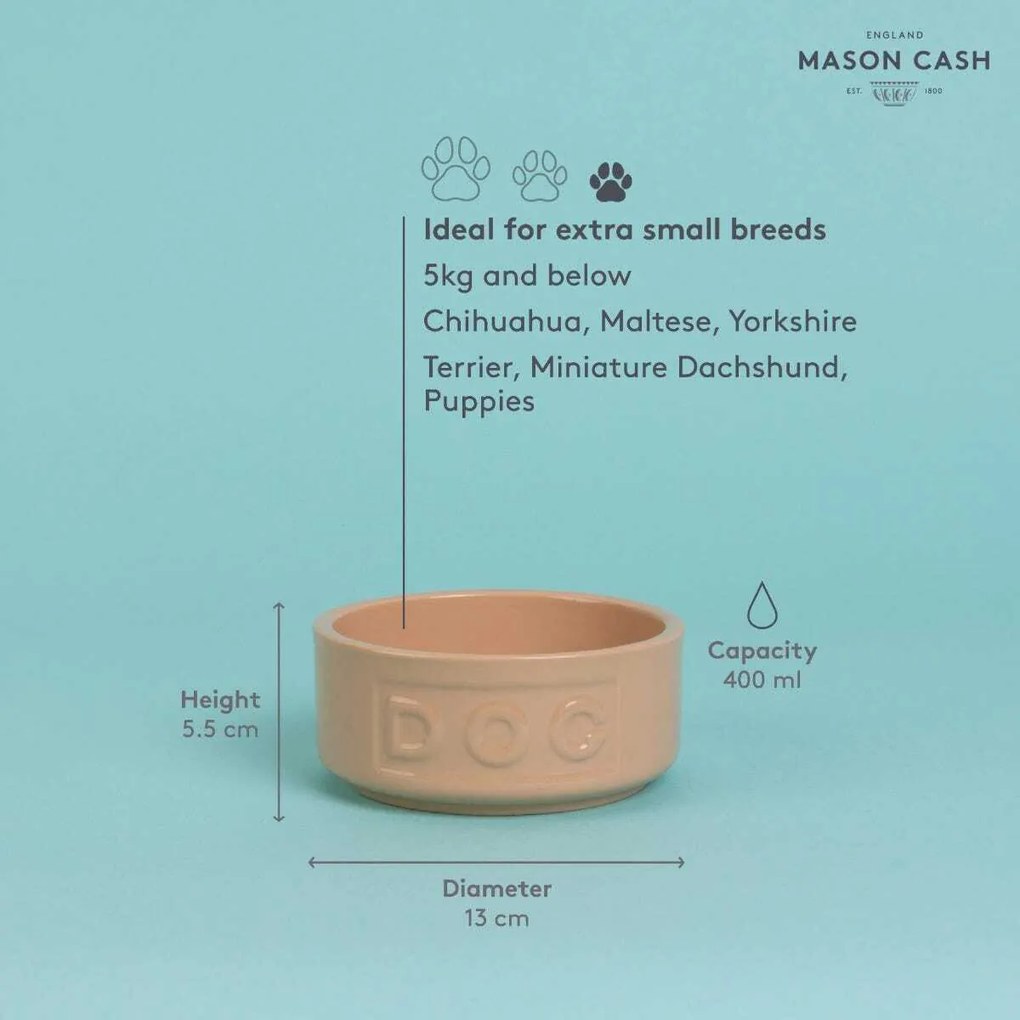 Mason Cash Cane Pet Bowl miska pro psy 13 x 5,5 cm, skořicová, 2030.305