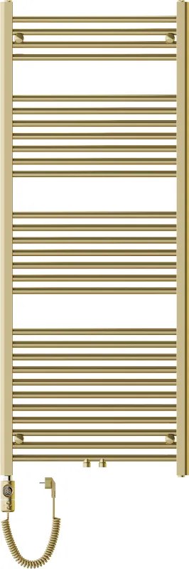 Mexen Mars, elektrické topné těleso 1500 x 600 mm, 600 W, zlatá lesklá, W110-1500-600-2600-50