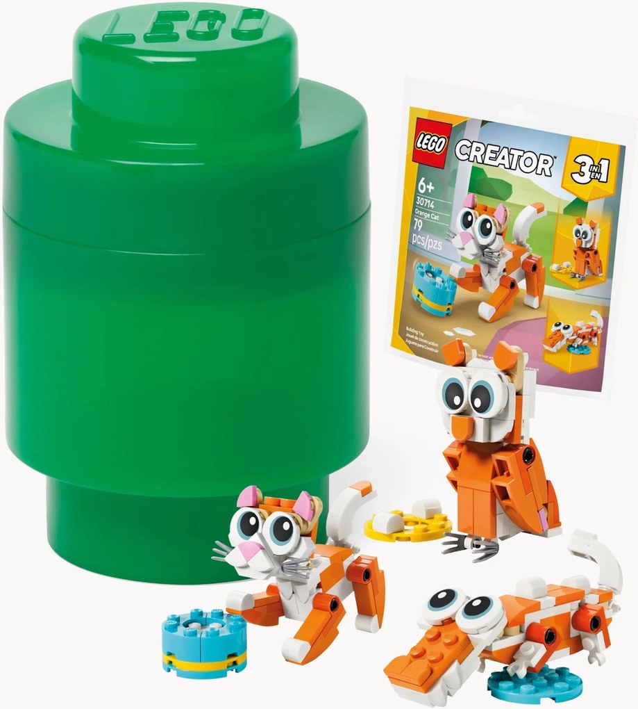 Dětský úložný box a sada mini hraček Creator, 2 díly