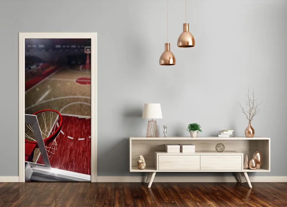 Fototapeta samolepící dveře basketbal hřiště 95x205 cm