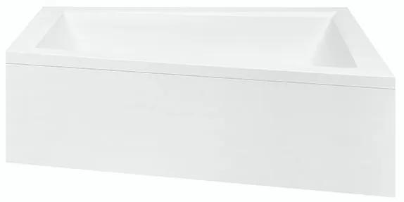 Besco Akrylátová asymetrická vana Intima 150x85 (160x90) Barva: Bílá, Rozměry (cm): 150x85, Orientace: Pravá