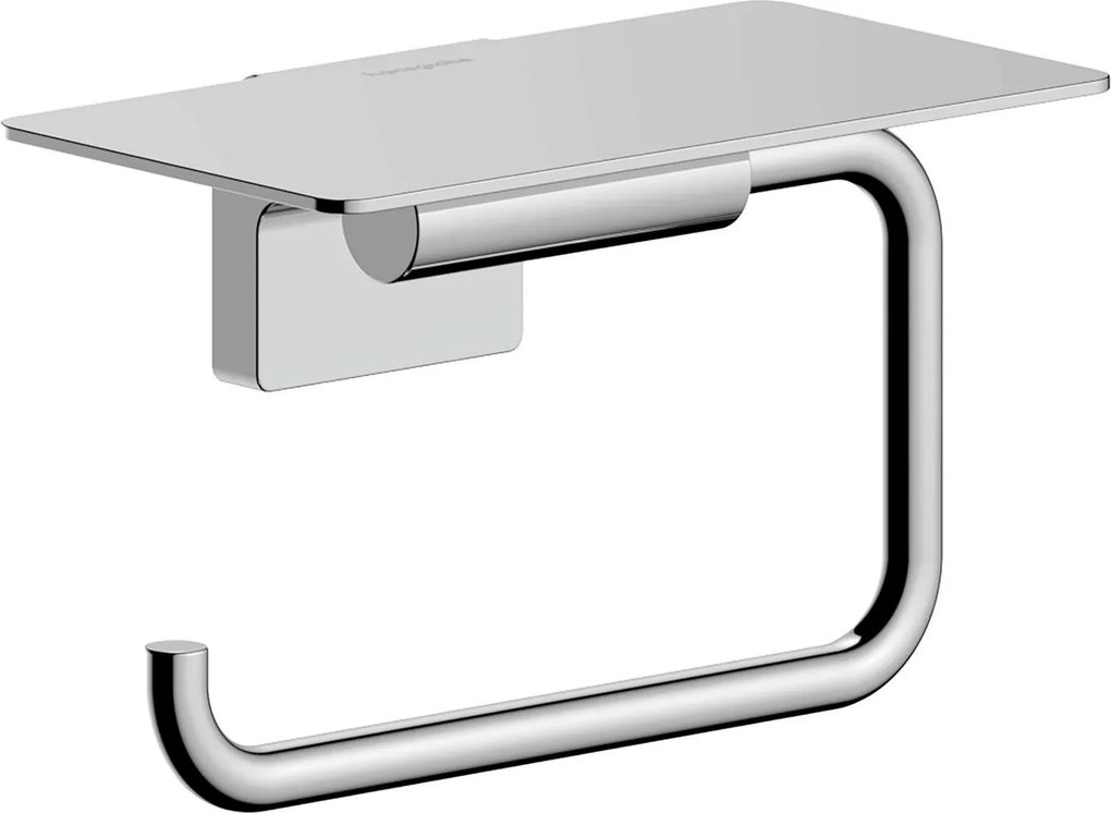 Hansgrohe AddStoris S - Držák toaletního papíru s poličkou, chrom 41789000