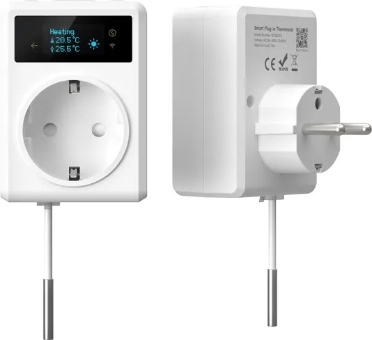 Immax NEO 07811L - Chytrá zásuvka s teploměrem F 3680W Wi-Fi