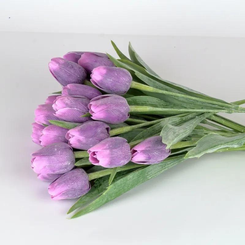 Umělý tulipán světle fialový