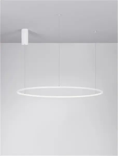LED lustr Tarquin 100 bílé