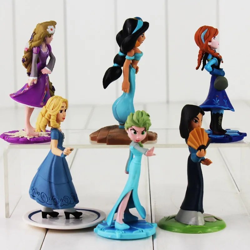 Figurky Disney Princezny z pohádek 6 ks