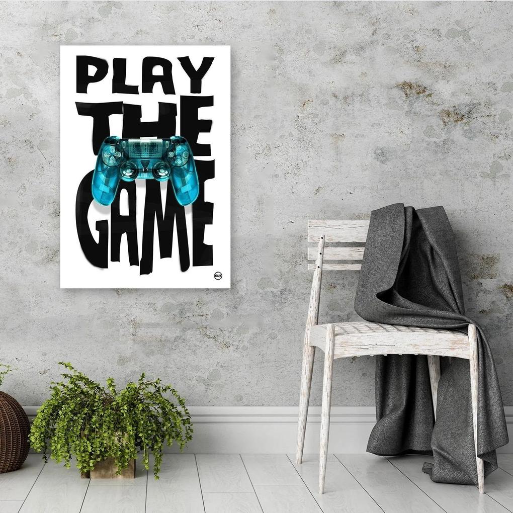 Gario Obraz na plátně Nápis a herní podložka - Rubiant Rozměry: 40 x 60 cm