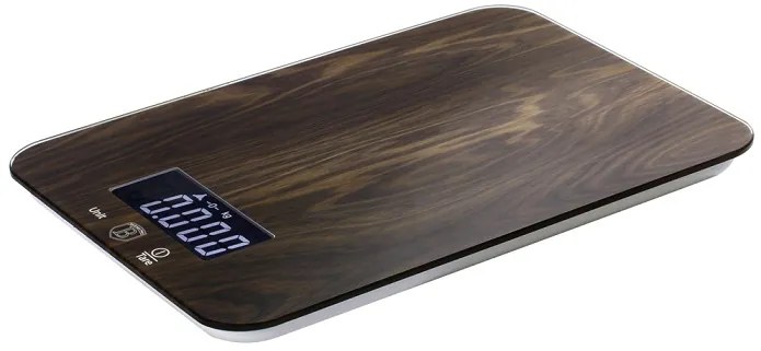 BERLINGER HAUS Váha kuchyňská digitální 5 kg Forest Line Ebony Rosewood BH-9005