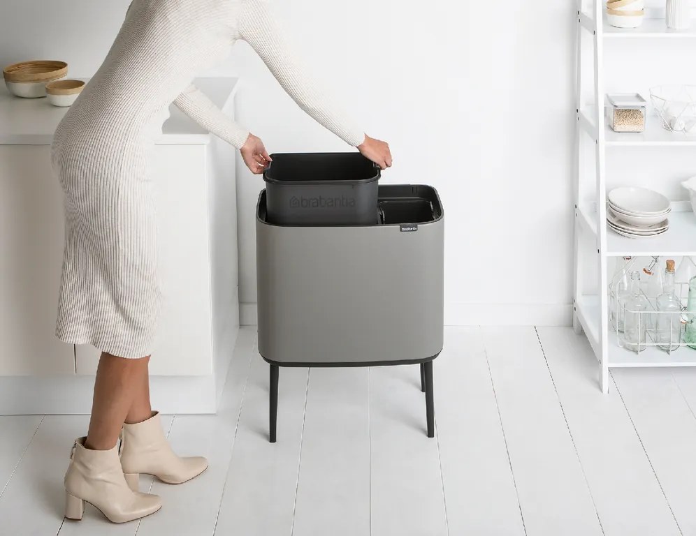 Brabantia BO Touch Bin 11+23L minerální šedá
