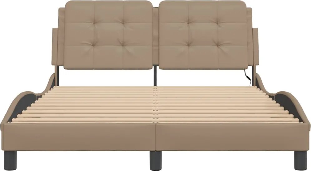 Rám postele s LED bez matrace Zadar cappuccino 120 x 200 cm 3214100