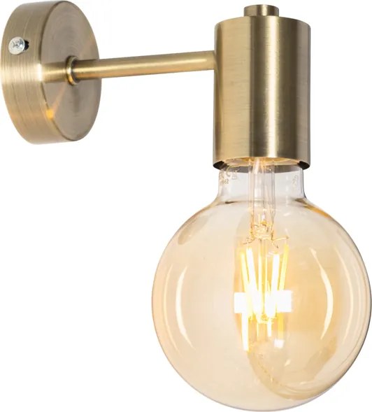 Průmyslová nástěnná lampa bronzová - Facil