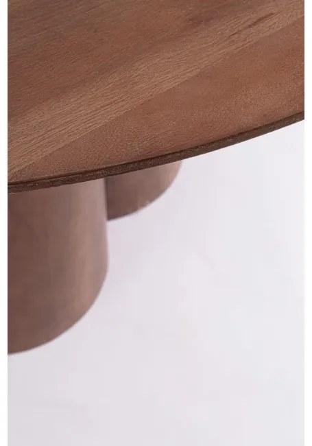 BIZZOTTO Jídelní stůl NASSOR hnědý 120 cm