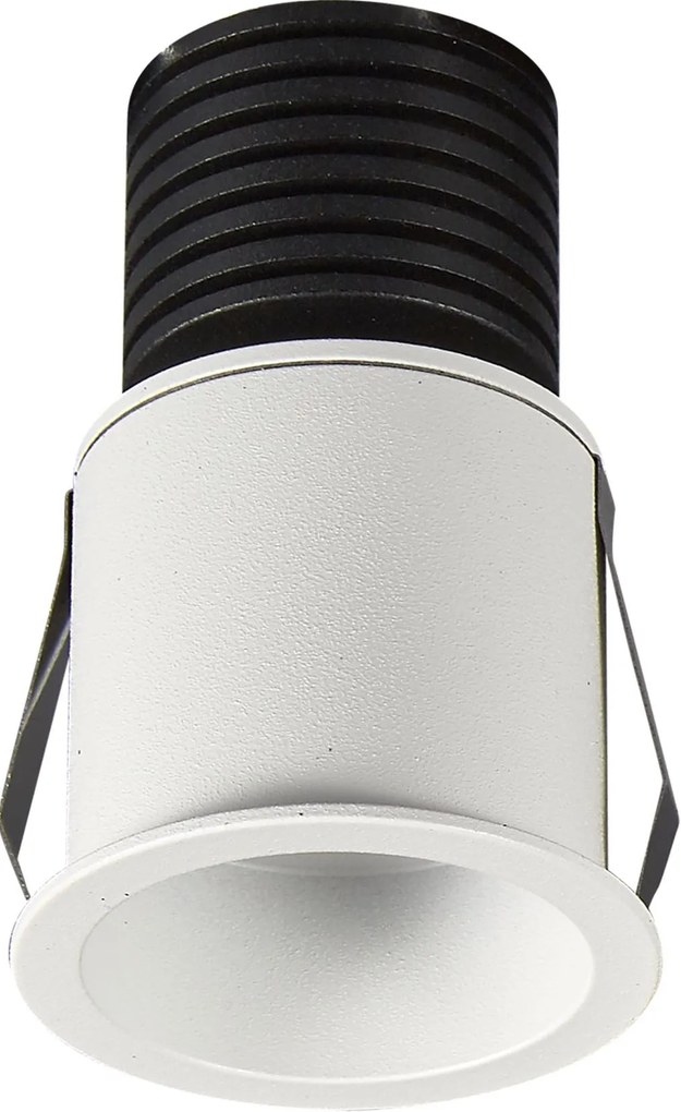 Mantra Guincho, bílá zápustná bodovka 5W LED 3000K, prům. 5,5cm, IP54