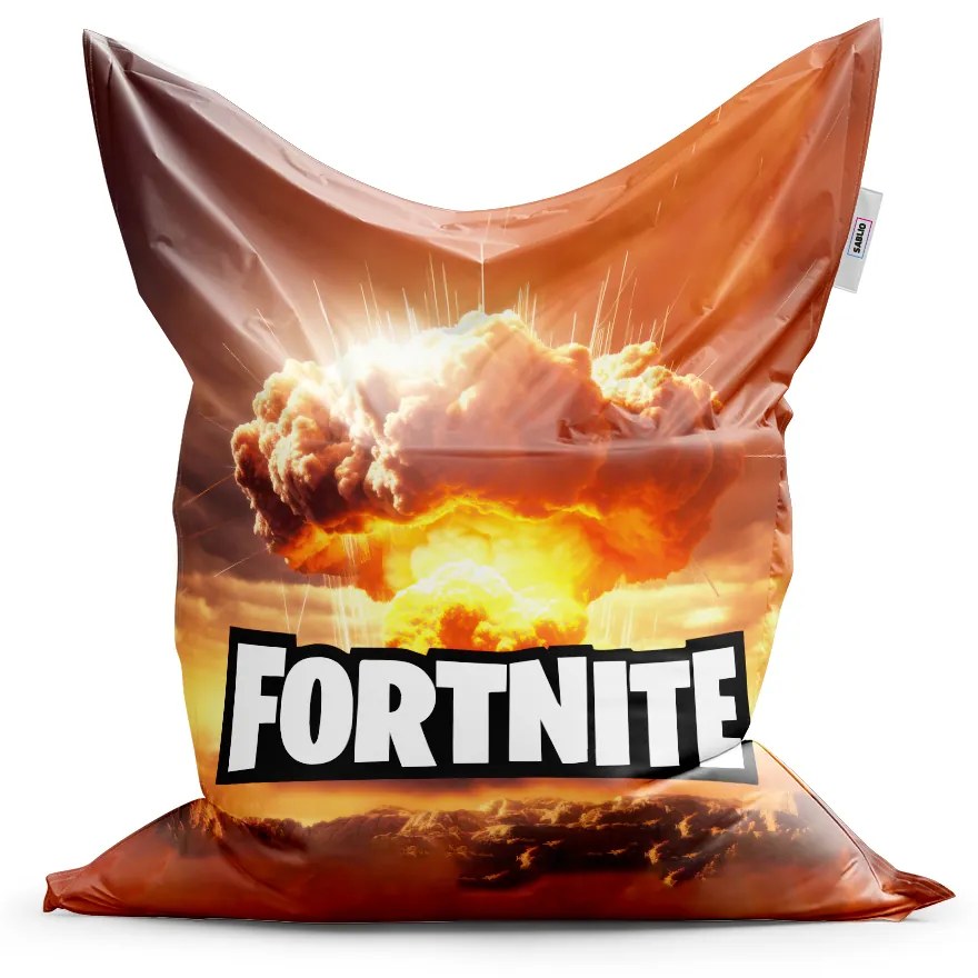 Sablio Sedací vak Classic FORTNITE Exploze - 150x100 cm