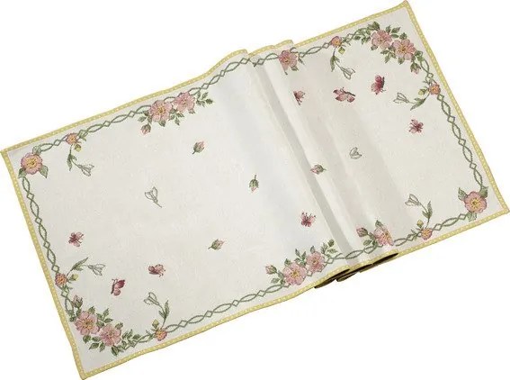 Villeroy & Boch Spring Fantasy běhoun na stůl New flowers, 49 x 143 cm