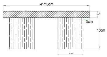 Globo 15915-2 - Stropní svítidlo UNDERWOOD 2xE27/40W/230V 16x41 cm