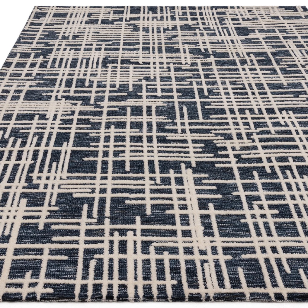 Tribeca Design Kusový koberec Arone Blueprint Rozměry: 120x170 cm